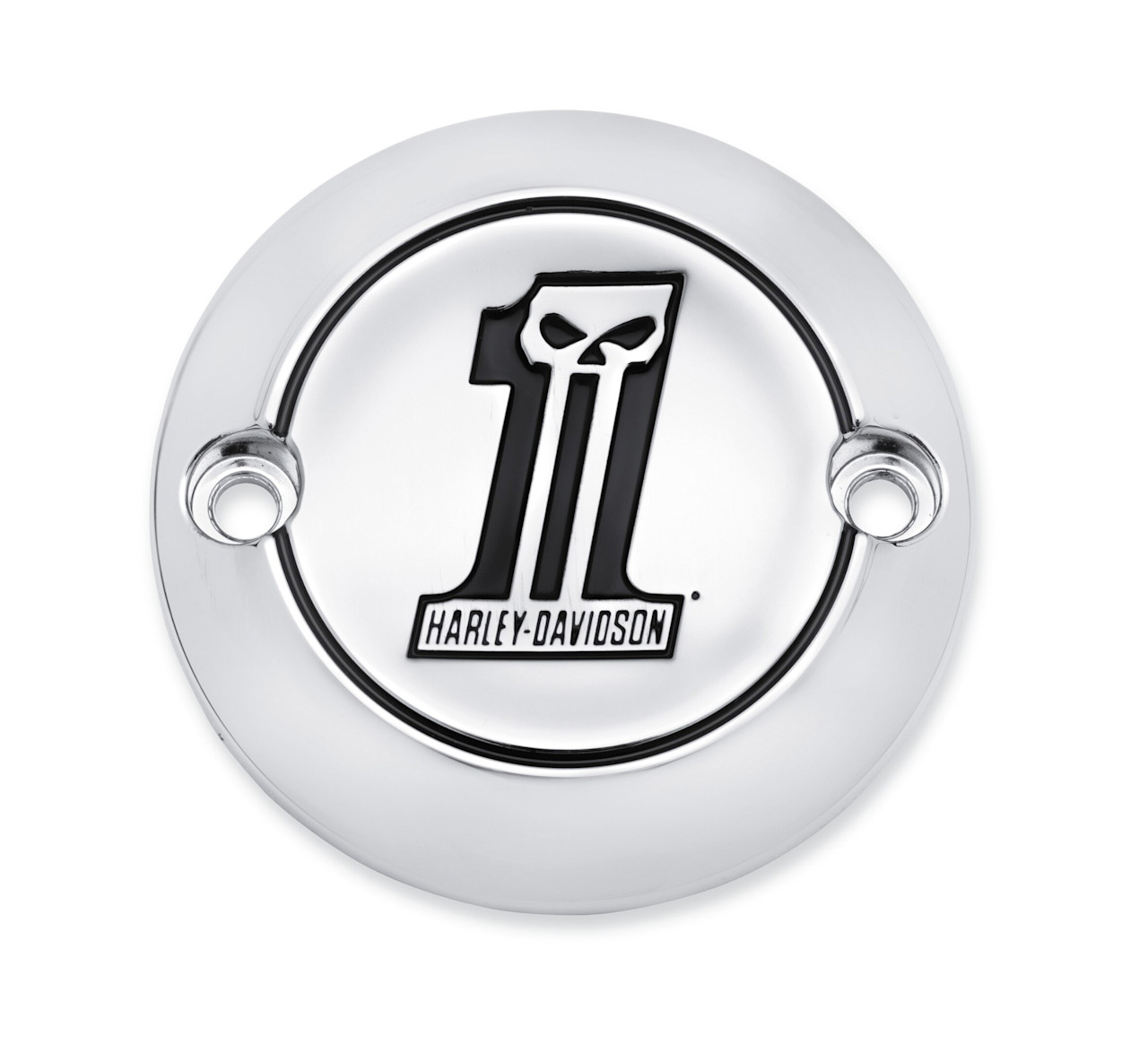 Number One Skull Timer Cover - Santiago Motorcycles
